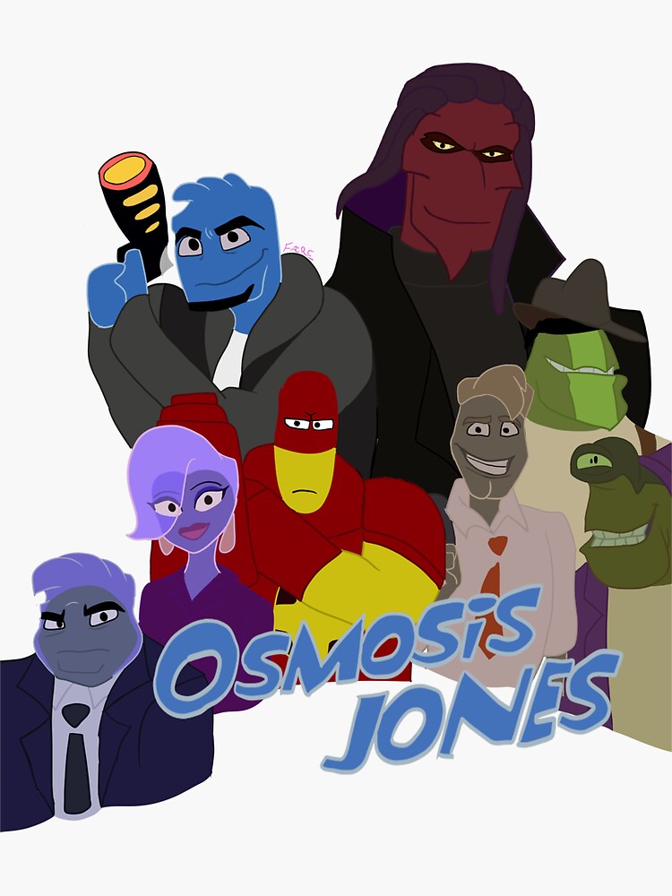 "Osmosis Jones" Sticker by FireBoltPug | Redbubble