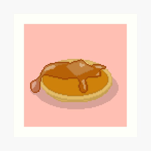 "pancake pixel art" Art Print for Sale by friendlyblimp | Redbubble