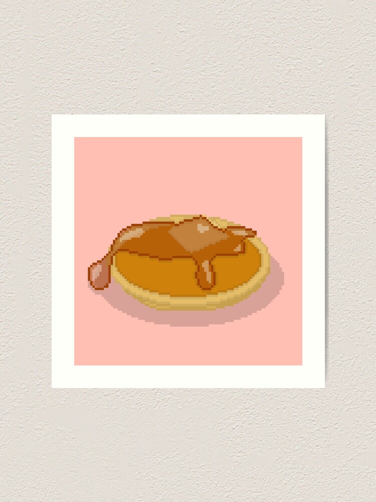 "pancake pixel art" Art Print for Sale by friendlyblimp | Redbubble