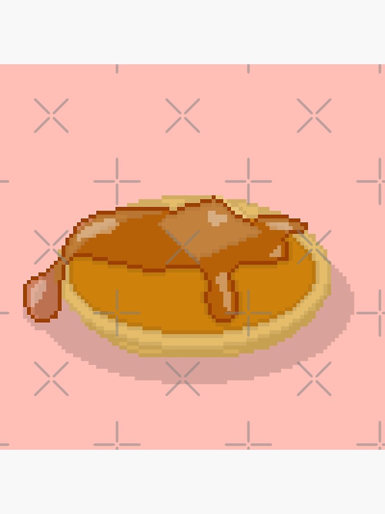 "pancake pixel art" Art Print for Sale by friendlyblimp | Redbubble