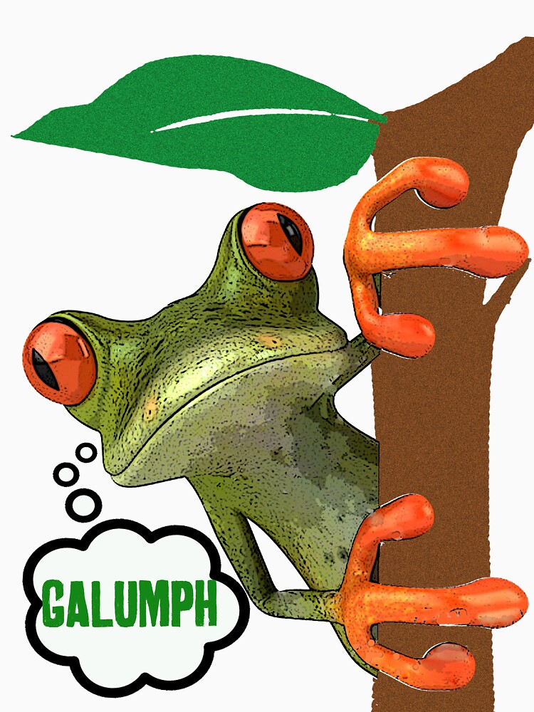 "Galumph Went The Little Green Frog" T-shirt for Sale by antsp35 ...