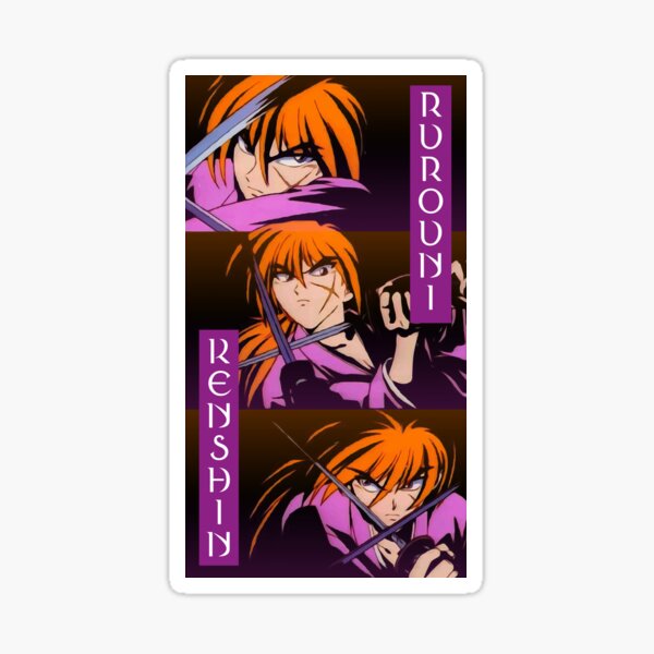 "Rurouni Kenshin samurai X" Sticker for Sale by SyanArt | Redbubble