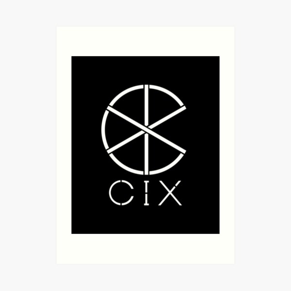"KPOP BOY GROUP CIX OFFICIAL LOGO" Art Print by LySaVN | Redbubble