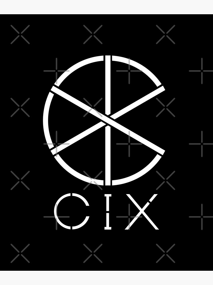 "KPOP BOY GROUP CIX OFFICIAL LOGO" Poster by LySaVN | Redbubble