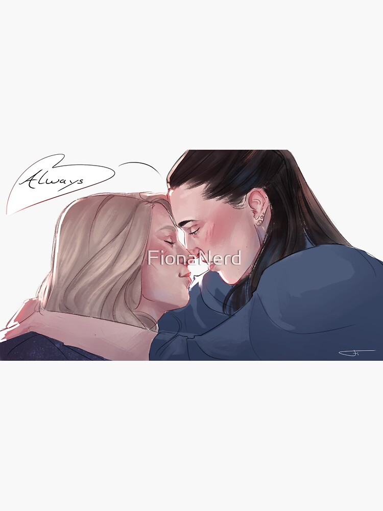 "Always" Sticker by FionaNerd | Redbubble