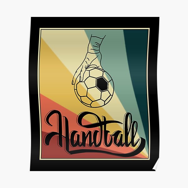 "Handball Training Day Retro Ball | Beach Handball Season Handball ...