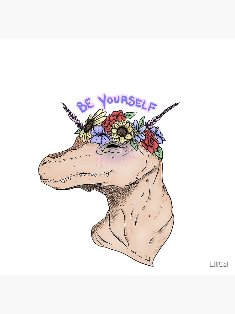 "Flower Raptor" Poster by LiliCel | Redbubble