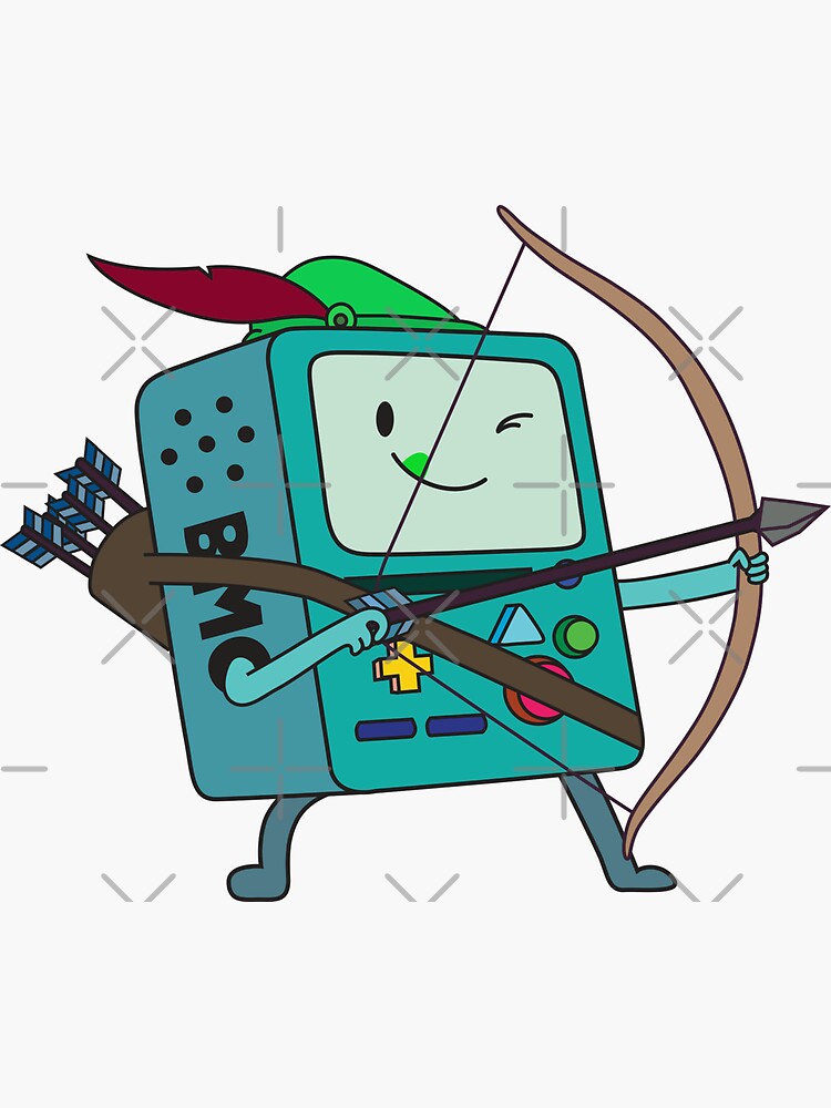 "BMO can do it" Sticker for Sale by plushism | Redbubble