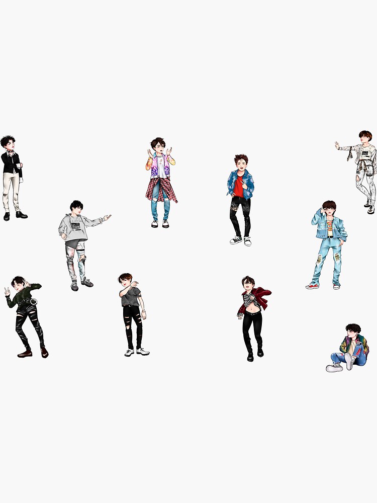 "Stickers BTS Fake Love" Sticker by nordorst | Redbubble