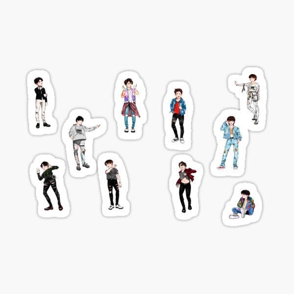 "Stickers BTS Fake Love" Sticker by nordorst | Redbubble