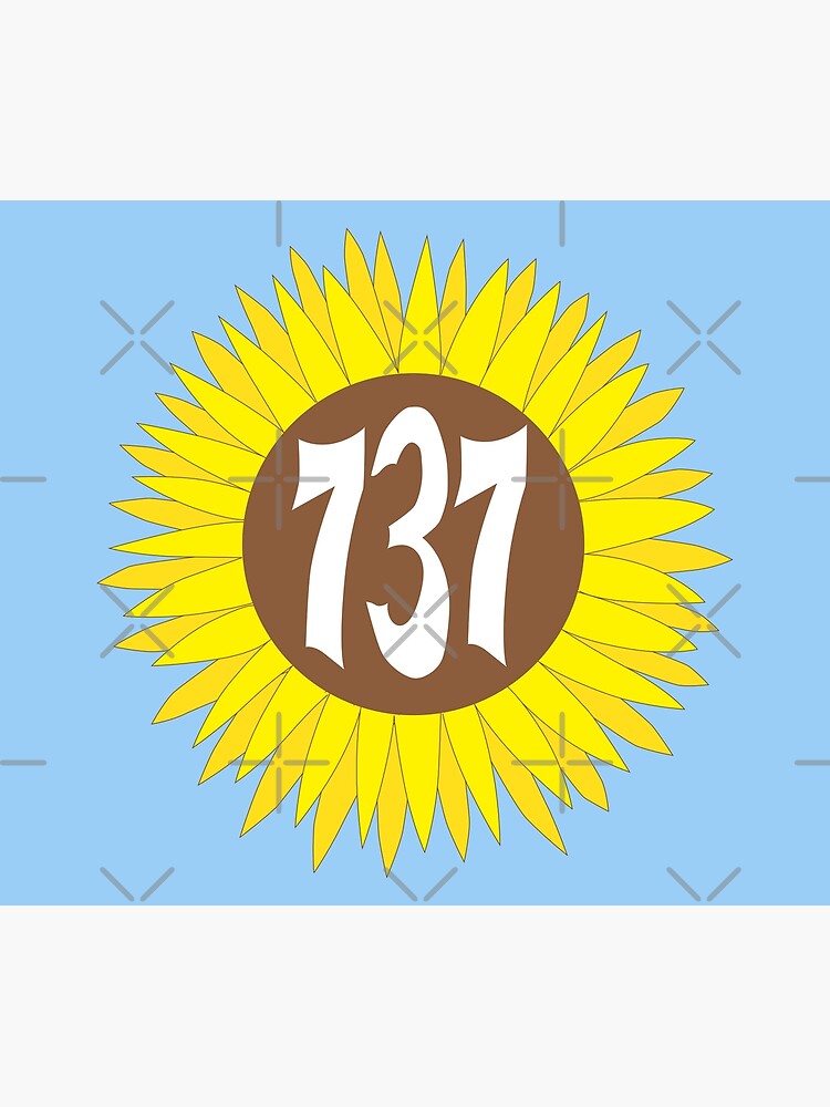 "Hand Drawn Texas Sunflower 737 Area Code" Art Print by itsrturn ...