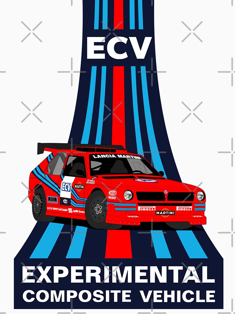 "Lancia ECV" Essential T-Shirt for Sale by purpletwinturbo | Redbubble