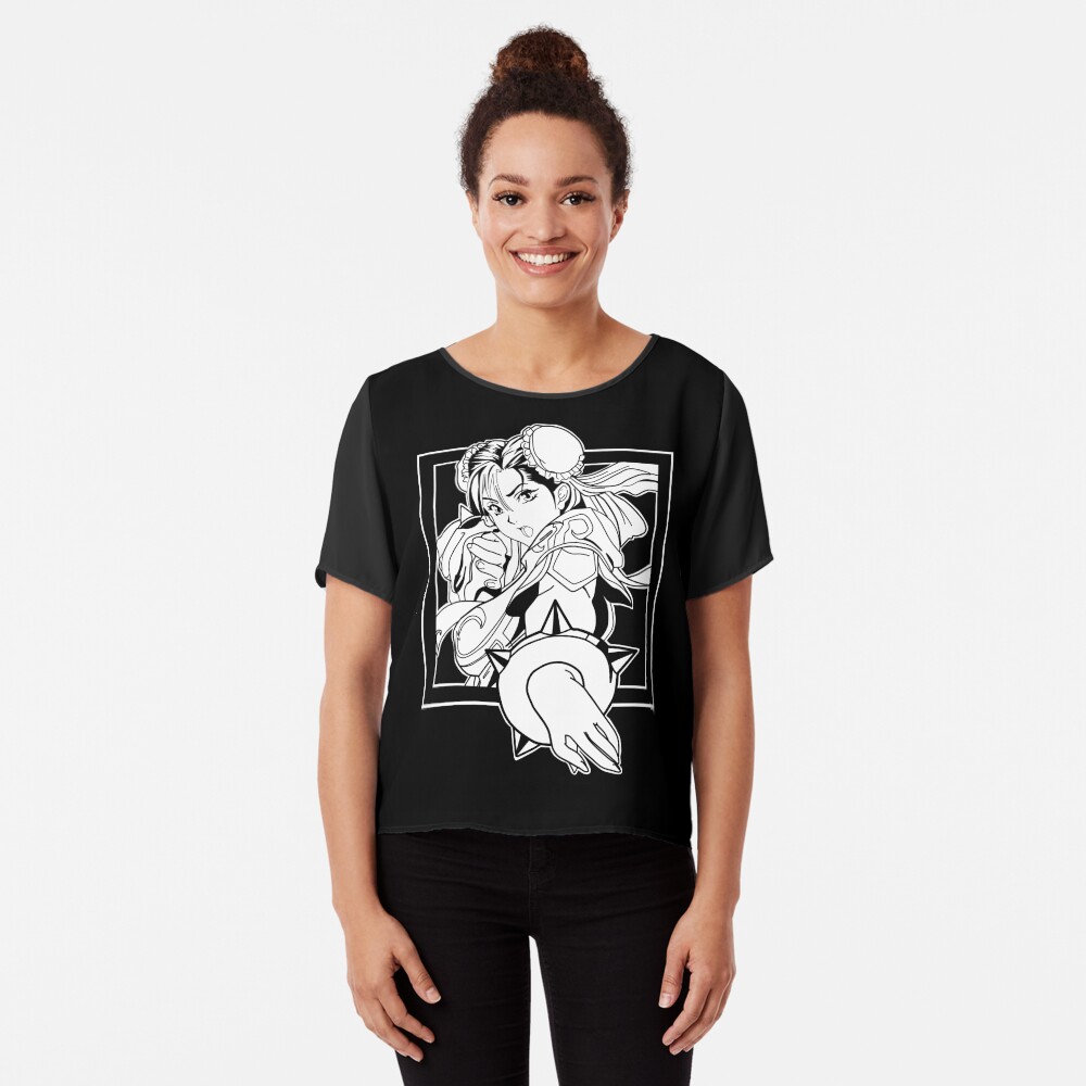 "CHUN-LI" Sticker for Sale by majotoyokai | Redbubble