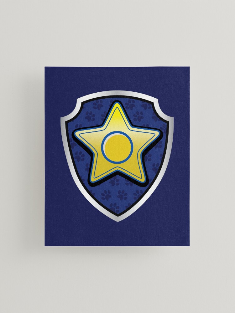 "Chase,Police Pup-tag © GraphicLoveShop" Mounted Print for Sale by ...