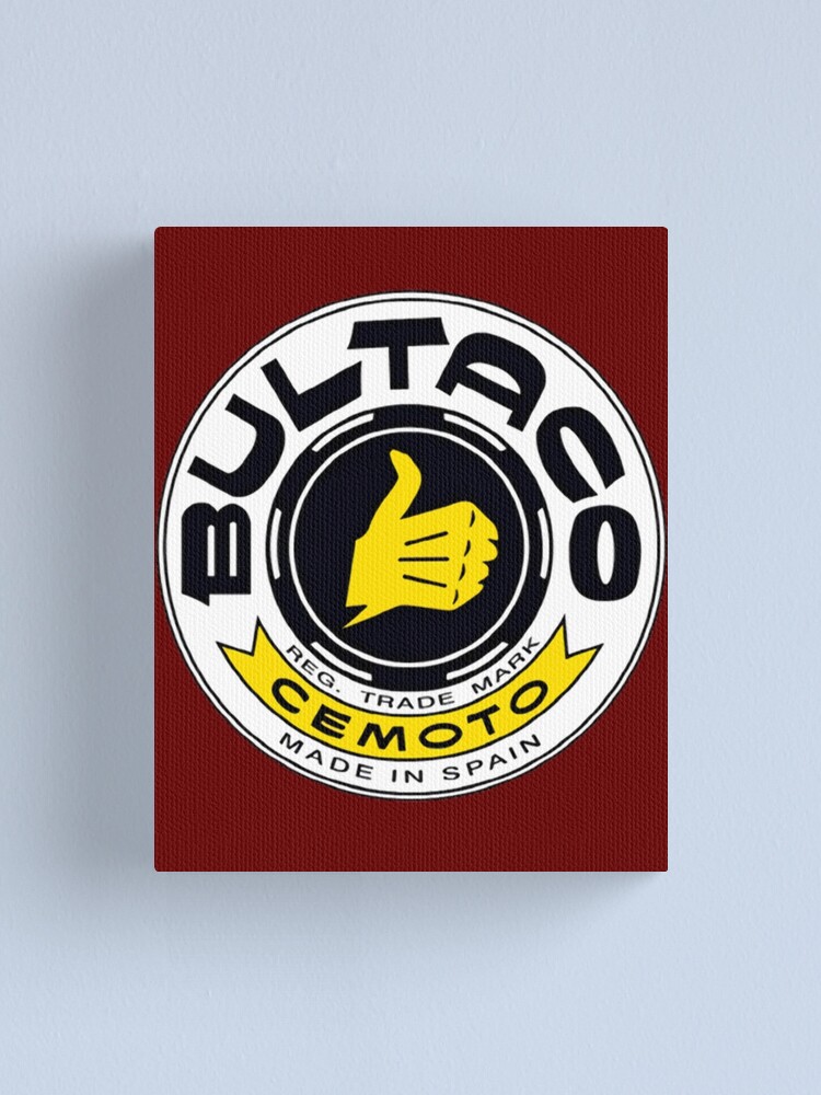 "Bultaco Logo" Canvas Print by jaelongriva | Redbubble