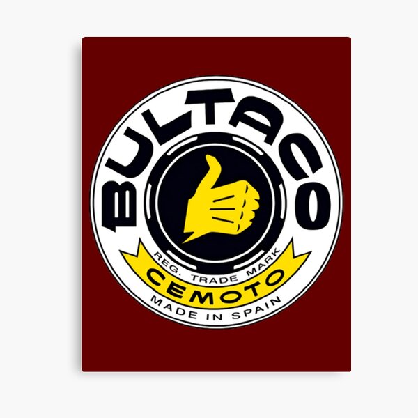 "Bultaco Logo" Canvas Print by jaelongriva | Redbubble