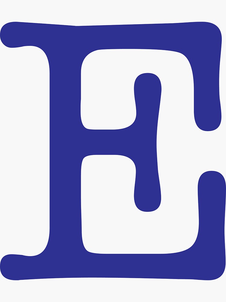"Cyrillic Alphabet e ye Е Russian" Sticker for Sale by BeccaC27 | Redbubble