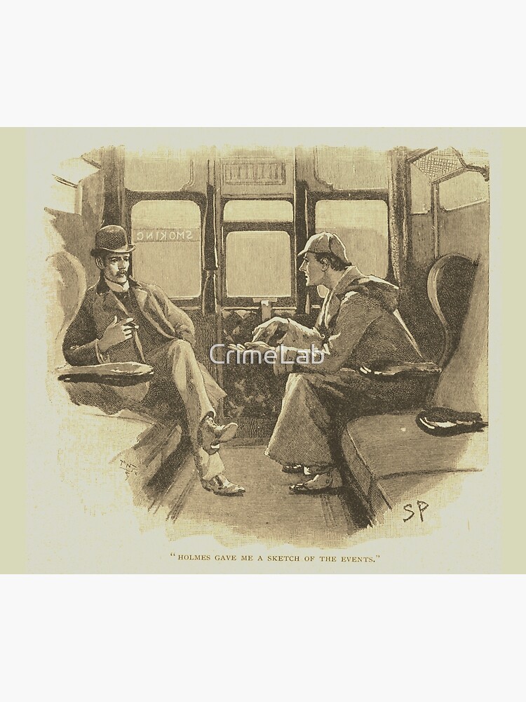 "Sherlock Holmes & Dr. John Watson (Vintage Illustration)" Poster for ...