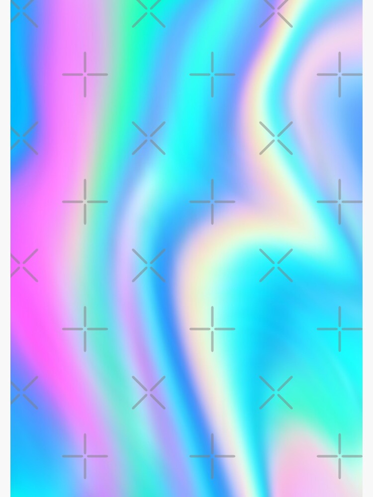 "Iridescent Holographic" Spiral Notebook by artworkbyrihen | Redbubble