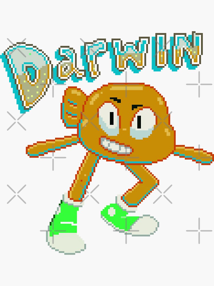 "Darwin Watterson" Sticker by RayneGallows | Redbubble