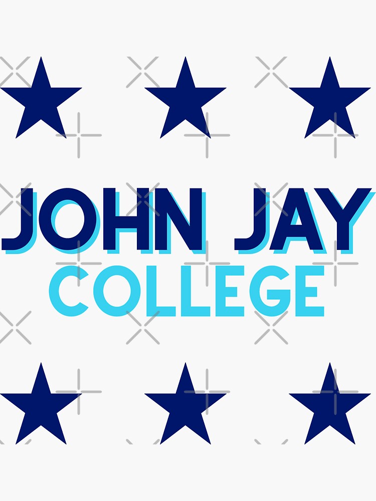 "John Jay College" Sticker by Leilasayan | Redbubble
