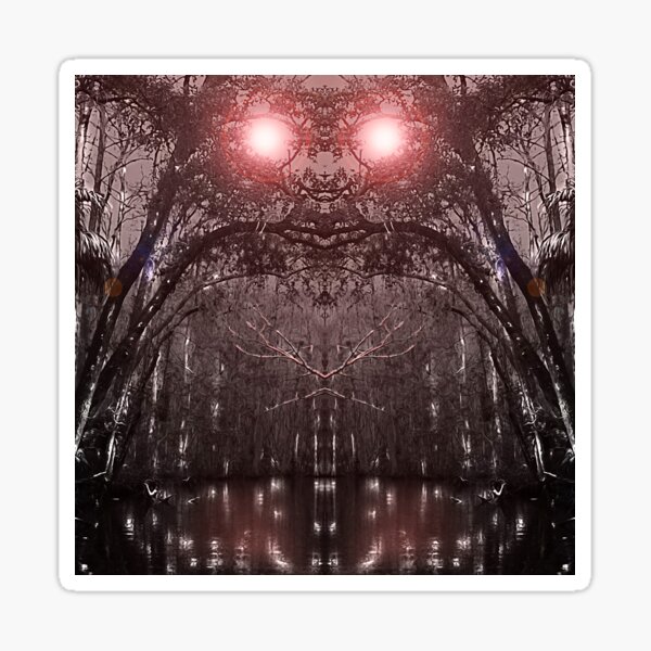 "Swamp Thing V2" Sticker for Sale by sisusisu | Redbubble