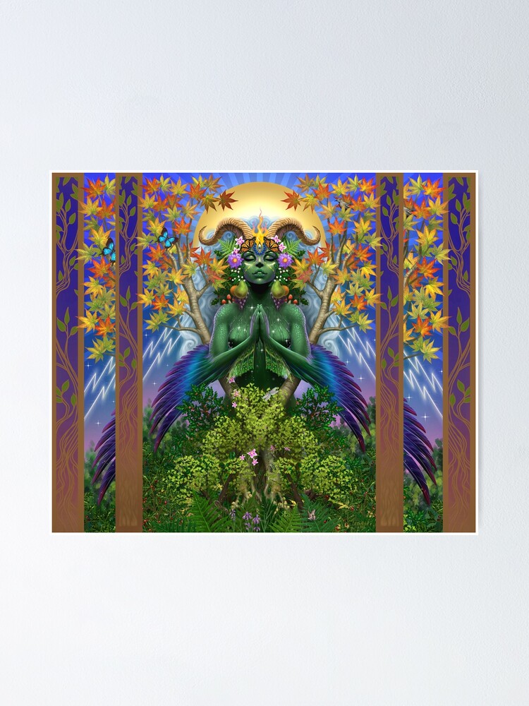 "Holy Gaia" Poster for Sale by Cristina McAllister | Redbubble