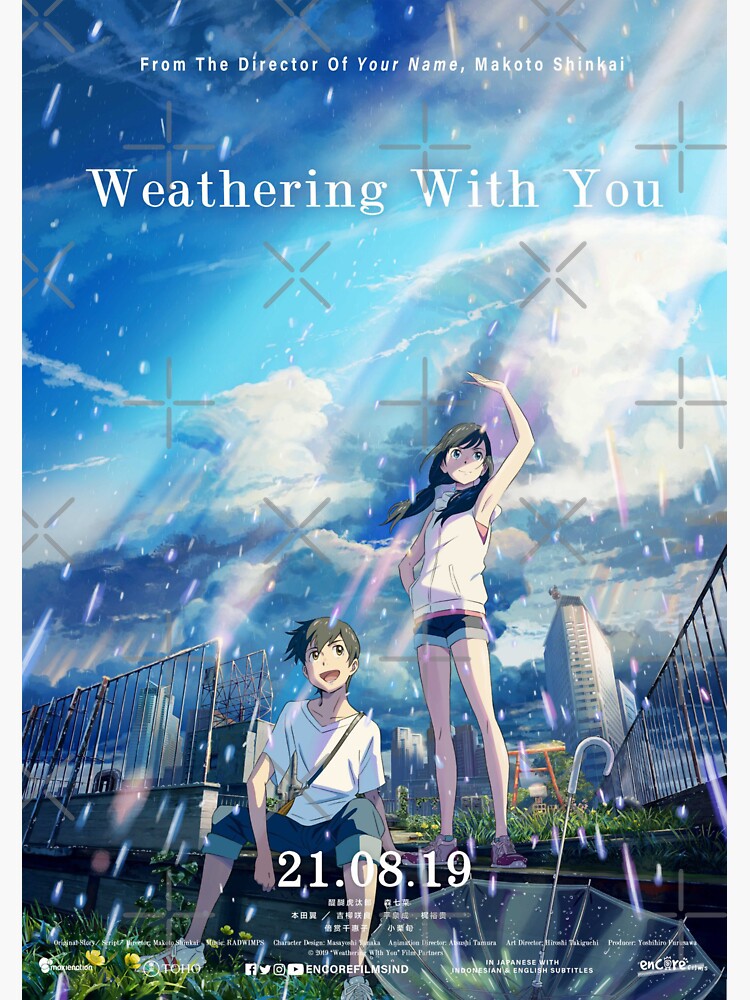 "Weathering With You" Sticker for Sale by HipHopBoys | Redbubble