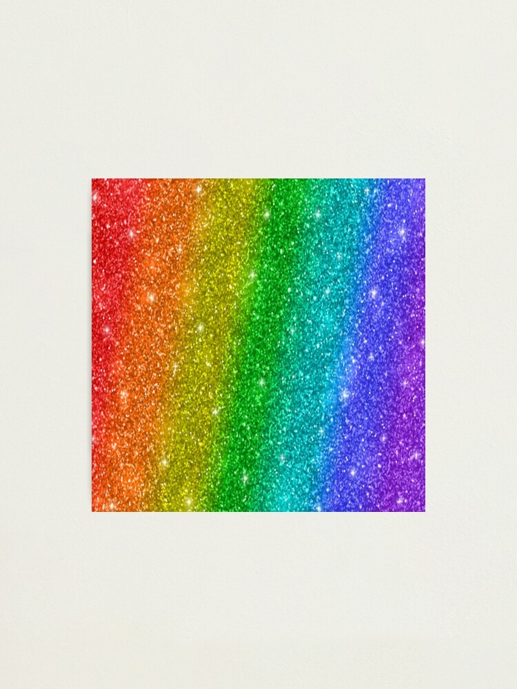 "Glitter Rainbow Pride " Photographic Print for Sale by HyperCore ...