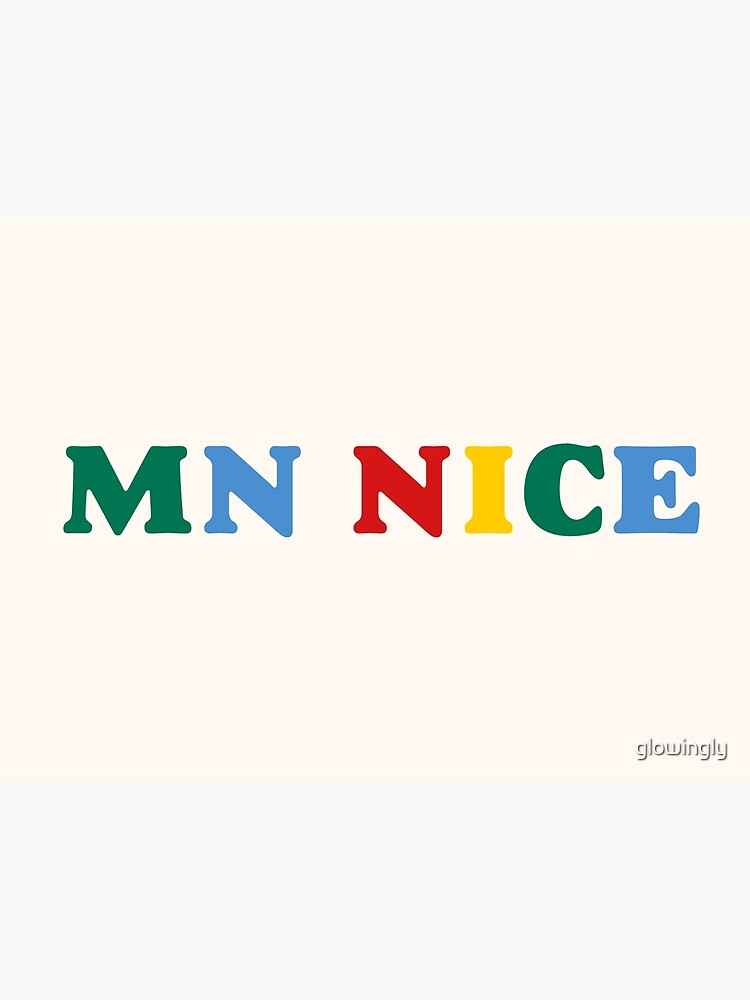 "mn nice" Photographic Print for Sale by glowingly | Redbubble