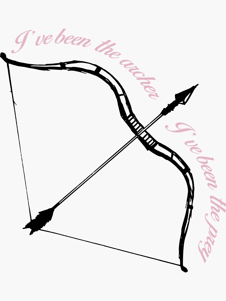 Fiber Arts The Archer cross stitch Bow and Arrow Cross stitch Taylor ...