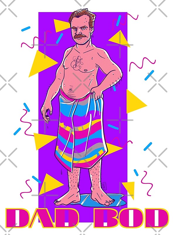 "Dad Bod" by PinkPummelHer | Redbubble