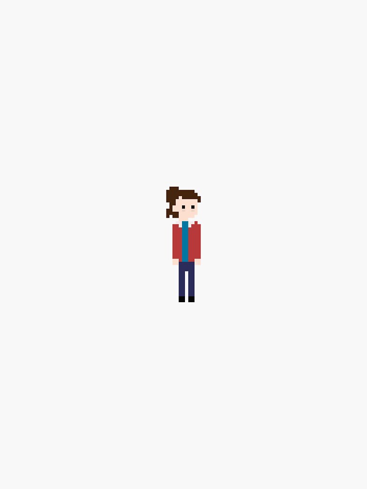 "Nancy Wheeler Stranger Things Pixel Art" Sticker for Sale by tumblr-on ...