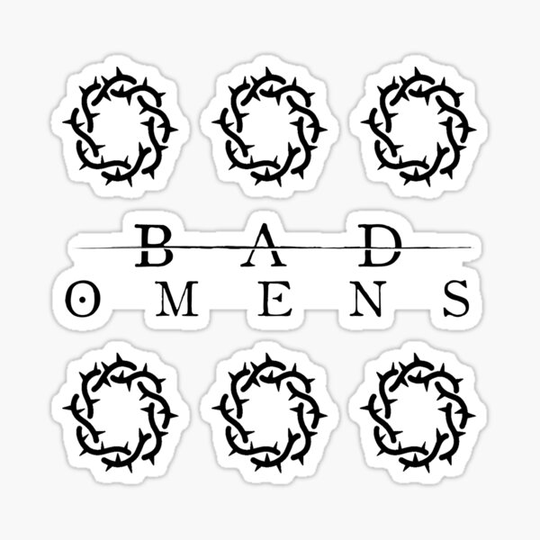 "Bad Omens BLACK Sticker pack" Sticker for Sale by VolatileMatter ...
