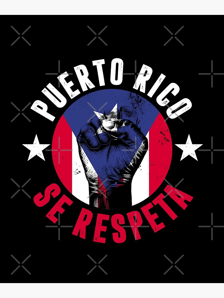 Lámina fotográfica «Puerto Rico Se Respeta Resiste Protesta Bandera ...