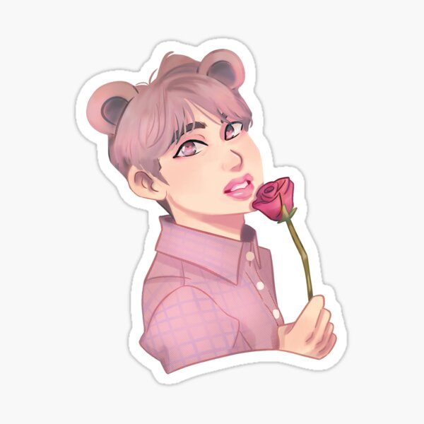 "Jin" Sticker by ircomix | Redbubble