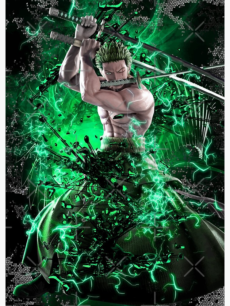 "3 sword style samurai warrior roronoa zoro" Poster for Sale by SyanArt ...