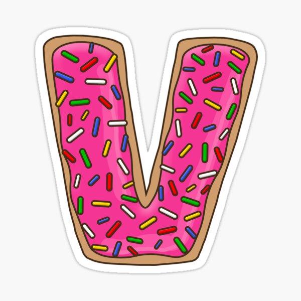 Letter V Stickers | Redbubble