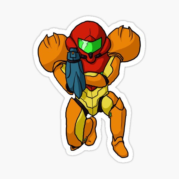 "Samus " Sticker by Quadpooch | Redbubble