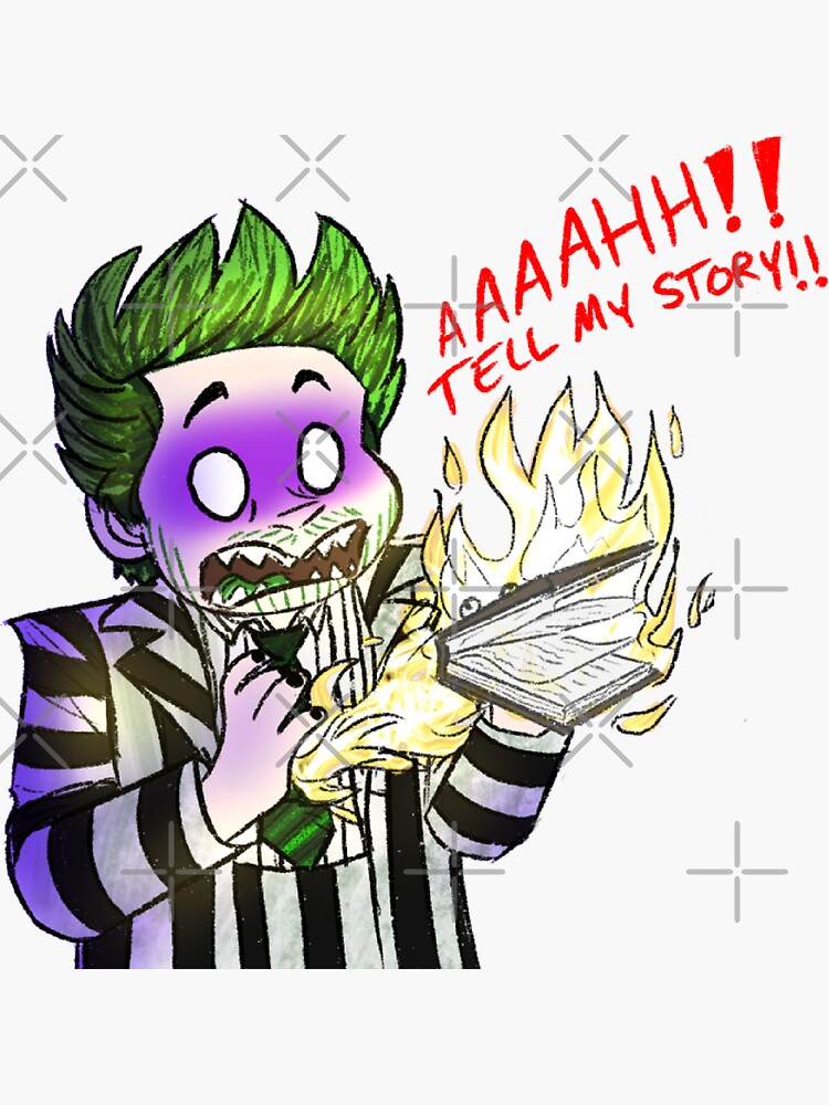 "Sometimes puppet shows are sad" Sticker for Sale by Spacedust-art ...