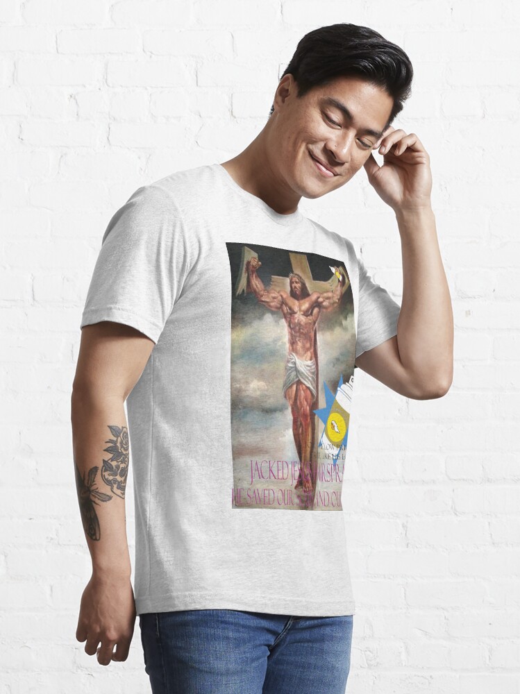 "Jacked Jesus" T-shirt by krbrookhouse | Redbubble