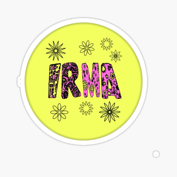 "IRMA COLLECTION " Sticker for Sale by Attiva | Redbubble