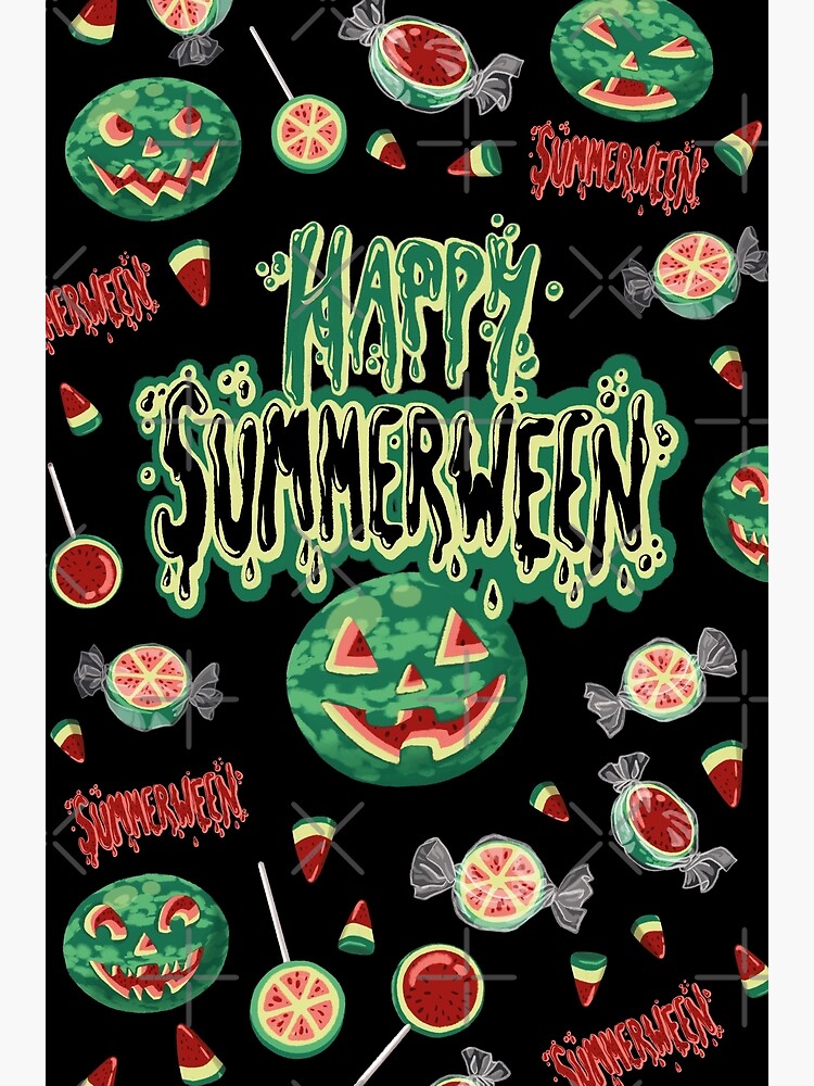 "Happy Summerween! Halloween in summer" Canvas Print for Sale by ...