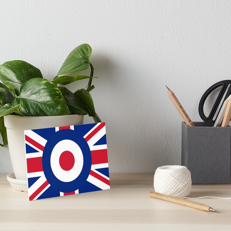 "Union Jack and Mod Logo Combination" Art Board Print by shavenmonkeys ...