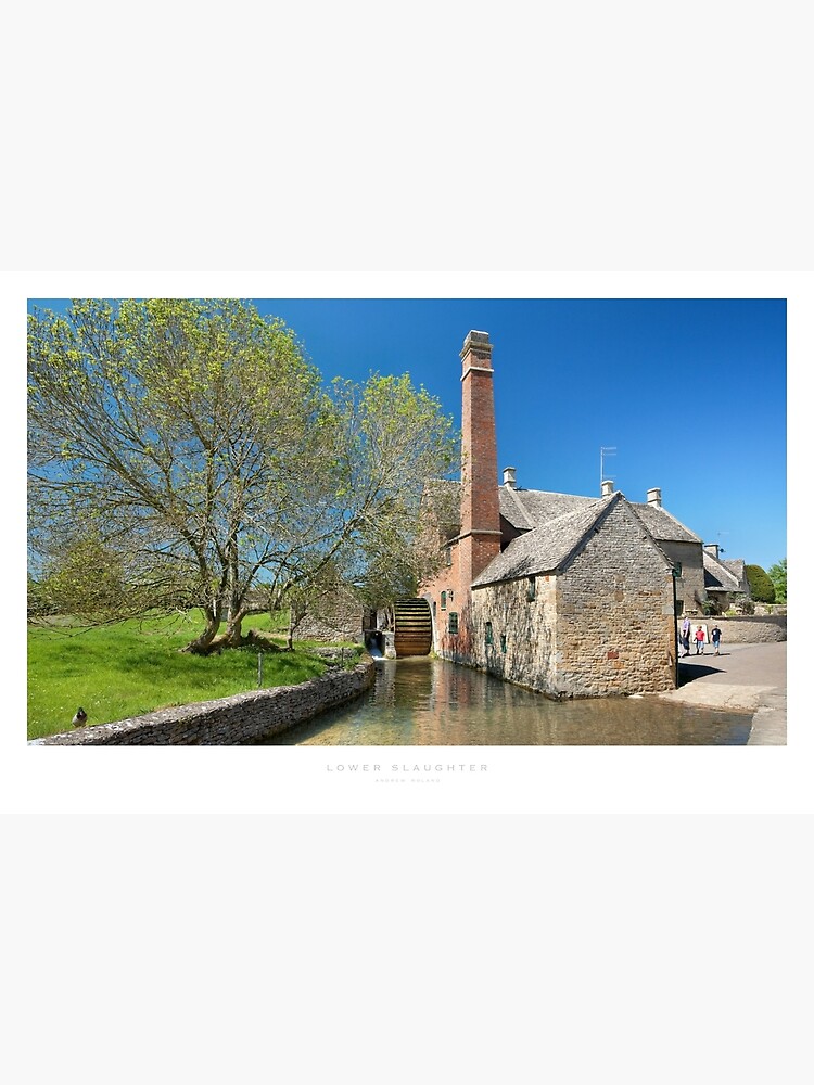 "Lower Slaughter, Gloucestershire" Poster by andrewroland | Redbubble