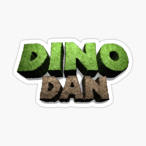 "Dino Dan" Sticker by symbolized | Redbubble