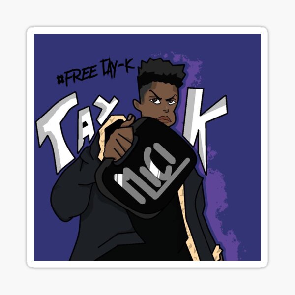 "Free Tay-K " Sticker for Sale by JayLeonard | Redbubble