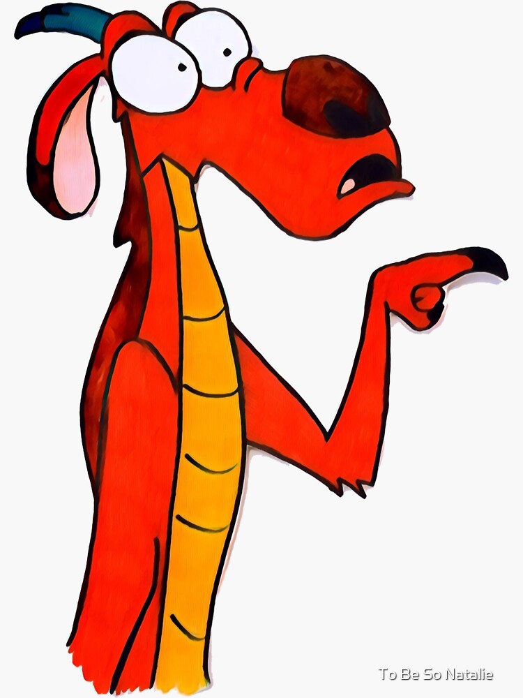 "Mushu " Sticker by Nataliesnovels | Redbubble