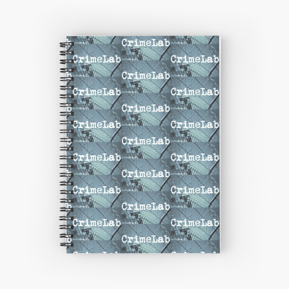 "True Crime - CrimeLab Logo" Spiral Notebook for Sale by CrimeLab ...