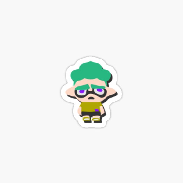"Green Inkling Boy Mem Cake" Sticker for Sale by maizmaster | Redbubble